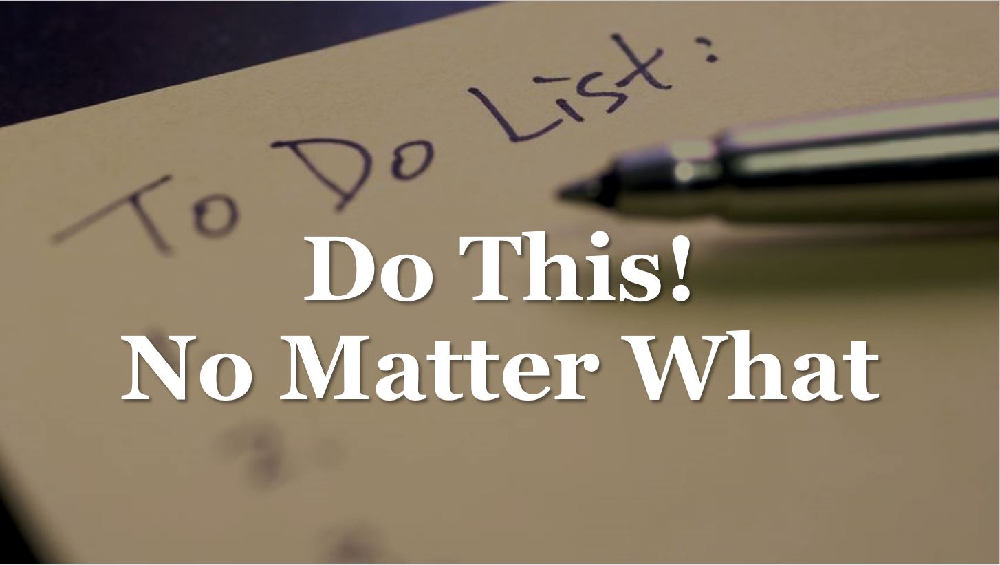 Do This! Not That! | Waverly Church of Christ